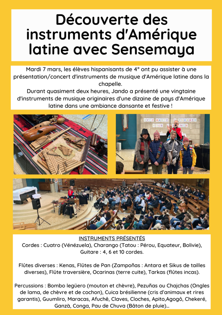 Retour sur... Sensemaya - présentation d'instruments de musique d ...